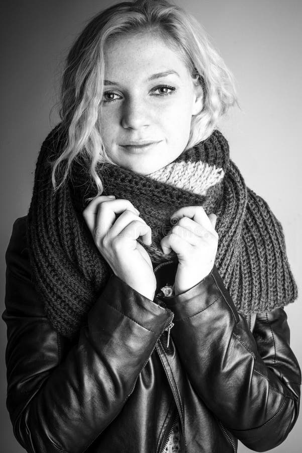 Girl with a cold stock image. Image of concentration - 28591211