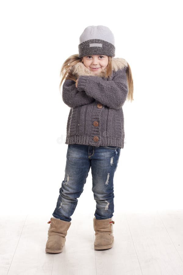 Girl cold stock photo. Image of frozen, coat, girl, december - 28699502