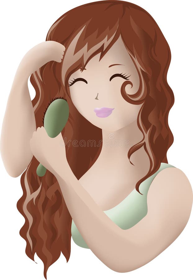 Brushing Hair Animation