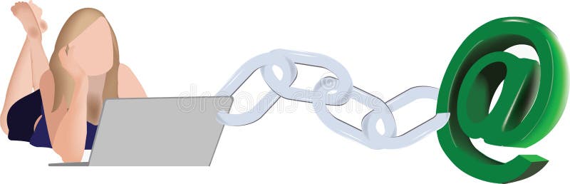 Chained To Internet Stock Illustrations – 121 Chained To Internet Stock ...