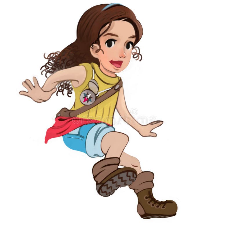 Adventure Girl Clipart Mycutegraphics