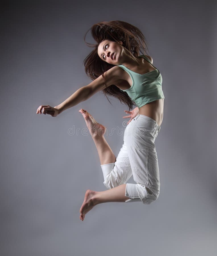 Girl dance stock image. Image of clothing, positivity - 22354949