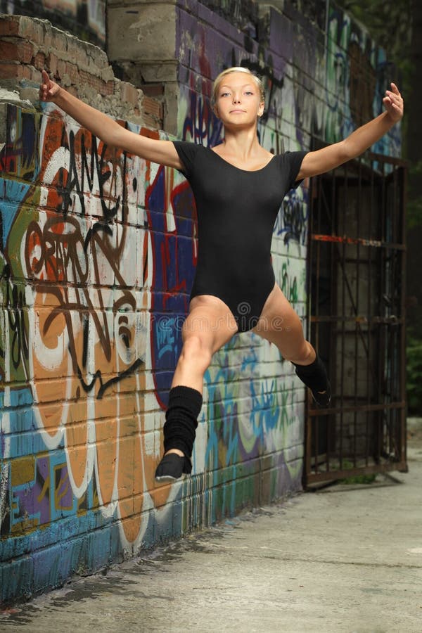 Girl dance stock photo. Image of dancing, dark, leisure - 25946464