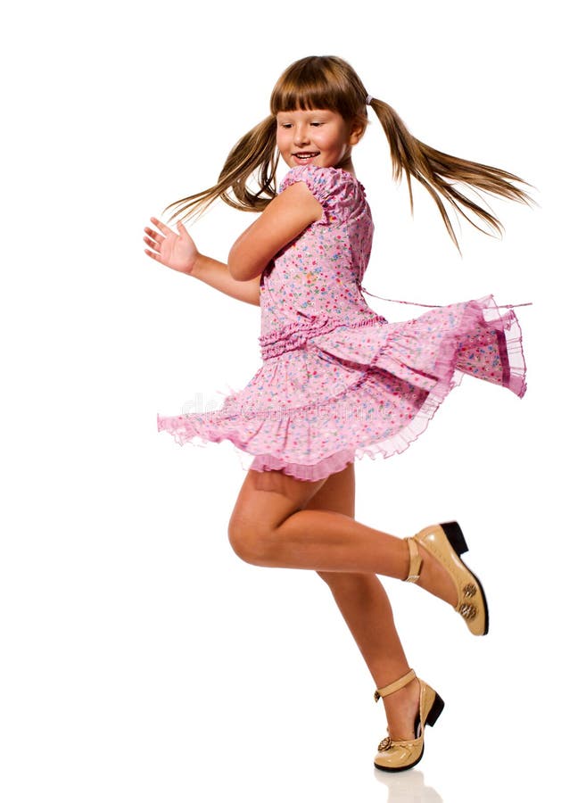 Girl dancing stock photo. Image of childhood, happiness - 22238248