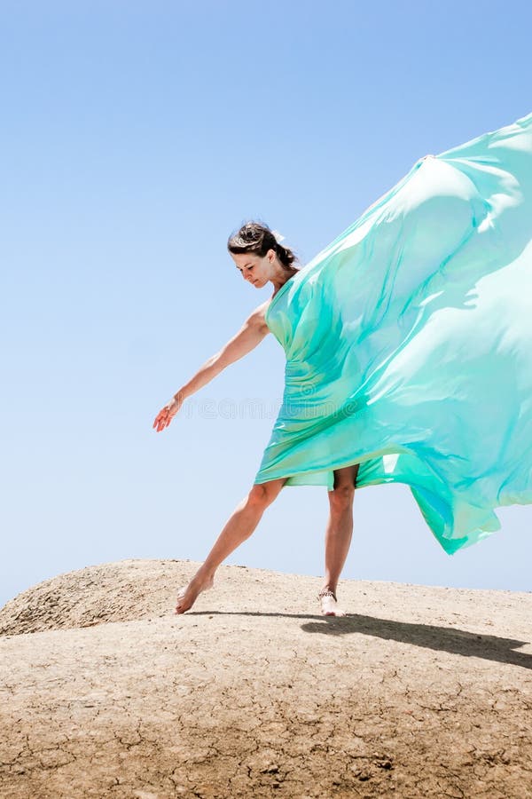 Girl dancing in the wind stock photo. Image of dancing - 54504940