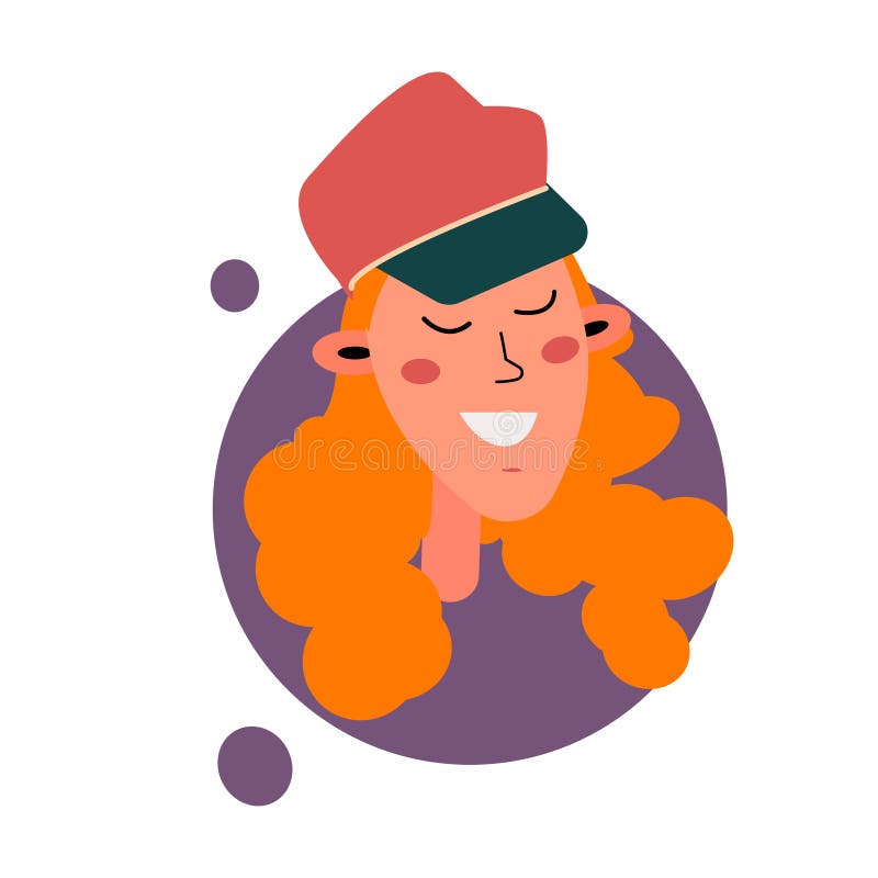 Beautiful Joyfully Smiling Cartoon Blond Girl with Magnificent Curly ... Beautiful Joyfully Smiling Cartoon Blond Girl with Magnificent Curly ...