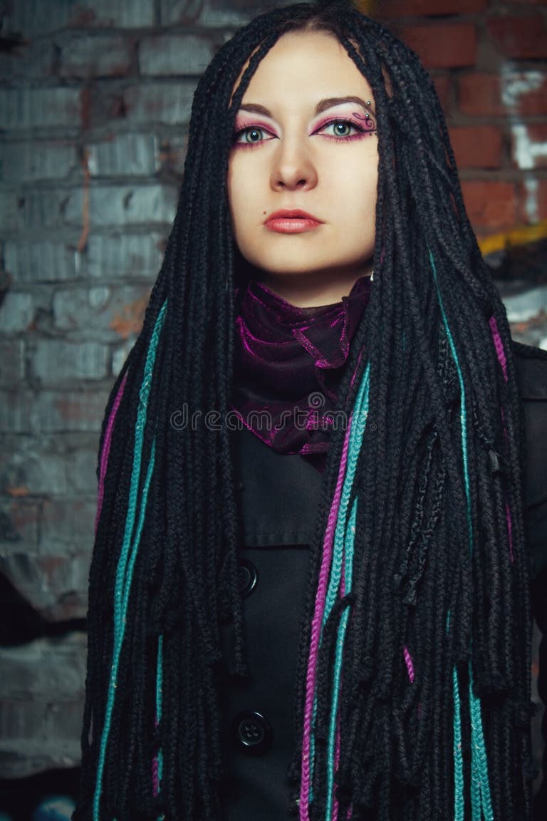 707 Goth Girl Dreadlocks Stock Photos - Free & Royalty-Free Stock ...