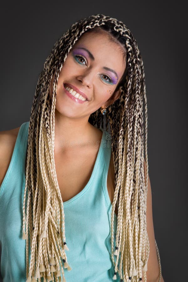 Girl with dreadlocks stock image. Image of dreadlocks - 77893947