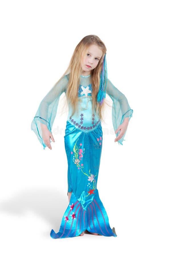 4+ Young beauty girl white mermaid costume Free Stock Photos ...