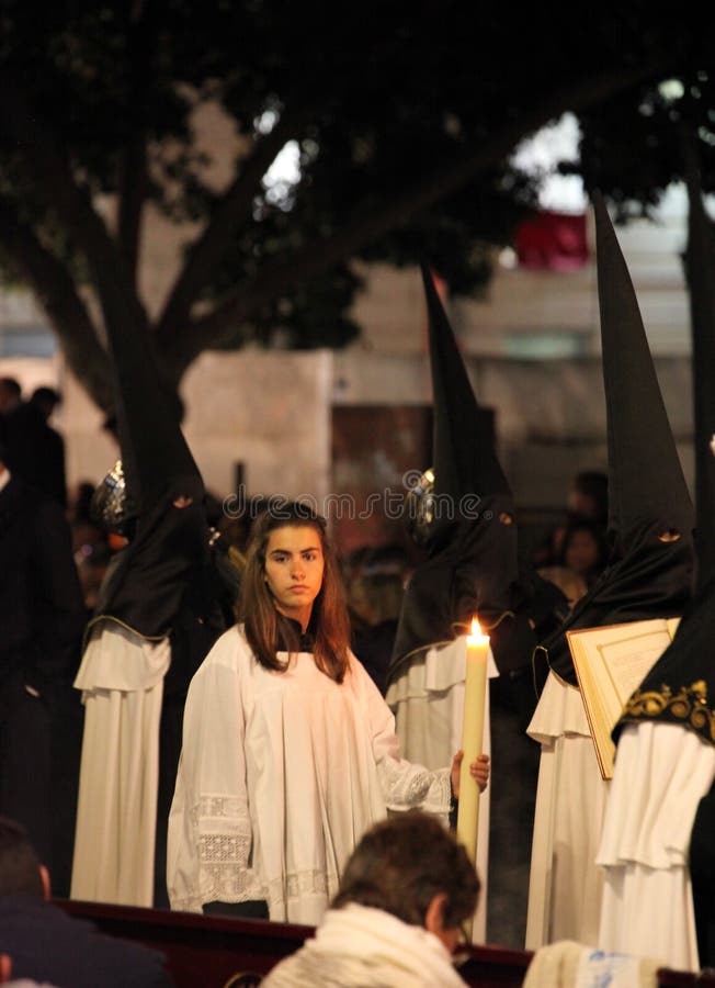 Girl at Easter Parade in Malaga Editorial Image - Image of christian ...