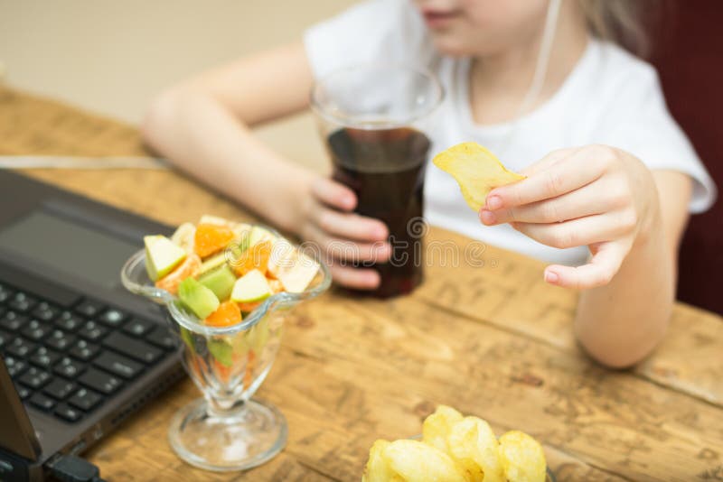 Girl Eats Salad Picture. Image: 2984915