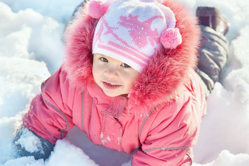 Girl enjoying snowtime stock photo. Image of activity - 20702558