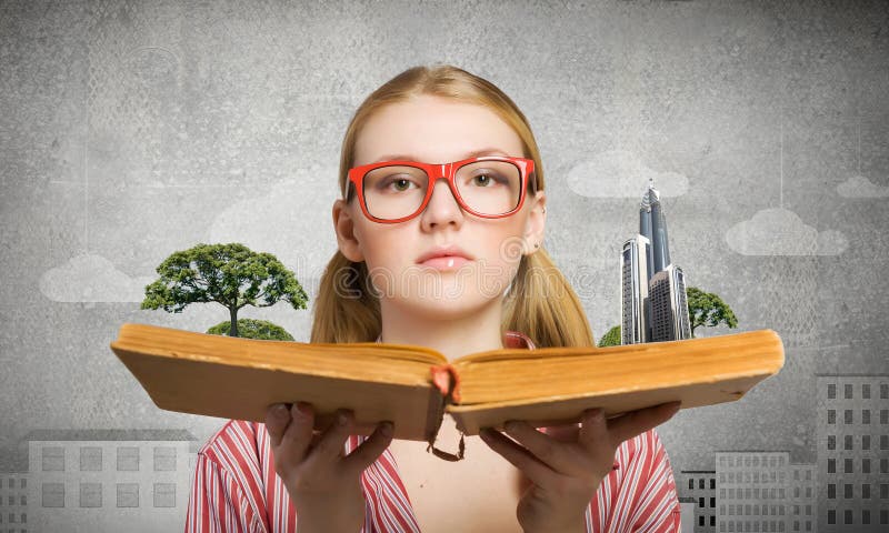 Excited about Book. Reading Skills. Reading Activity. Child Hold Book ...