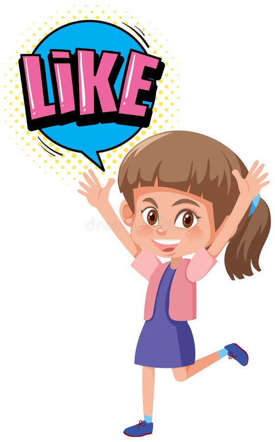 3d man and word LIKE stock illustration. Illustration of like - 32590348