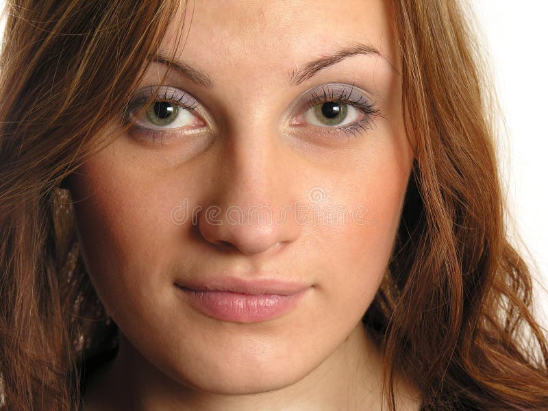 Girl face stock photo. Image of looking, interested, stare - 384062