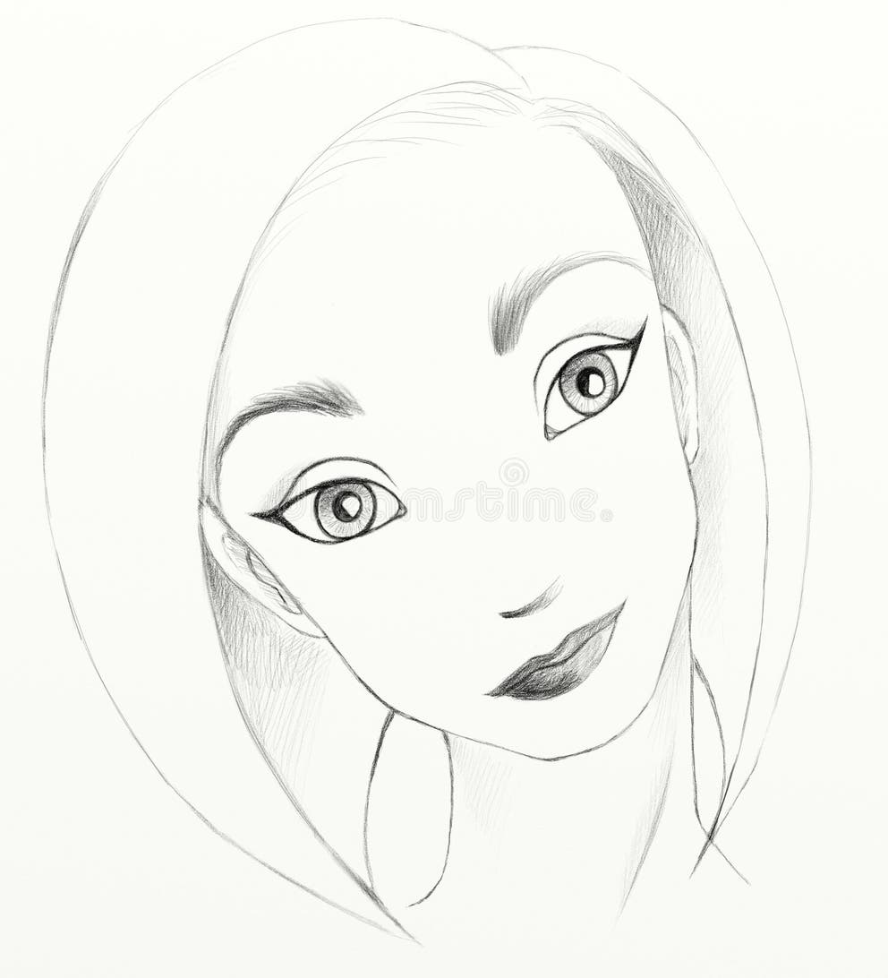 Girl Face Part Stock Illustrations – 5,638 Girl Face Part Stock ...