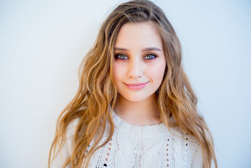 Girl Face Expressions and Emotions Stock Image - Image of cute, look ...