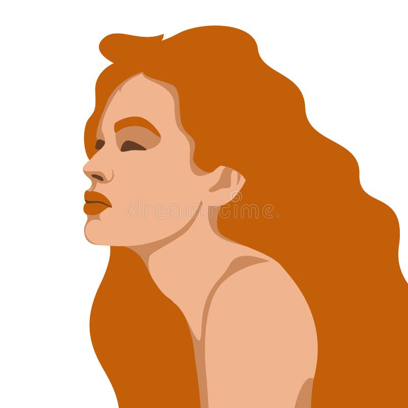 Girl Head Profile Stock Illustrations – 47,606 Girl Head Profile Stock ...