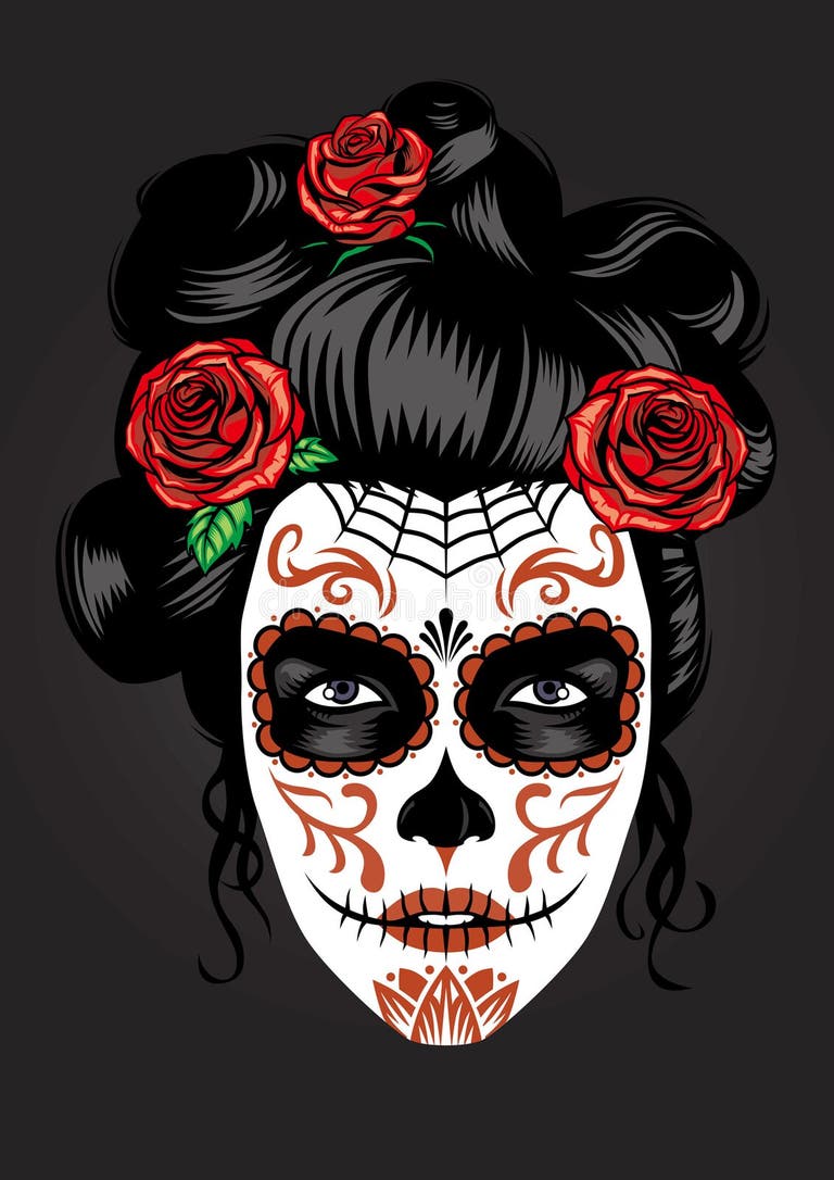 Gothic Girl Skull Stock Illustrations 1267 Gothic Girl Skull Stock Illustrations Vectors