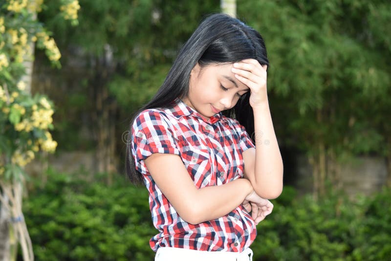 A Girl and Failure stock image. Image of unsuccessful - 140701699