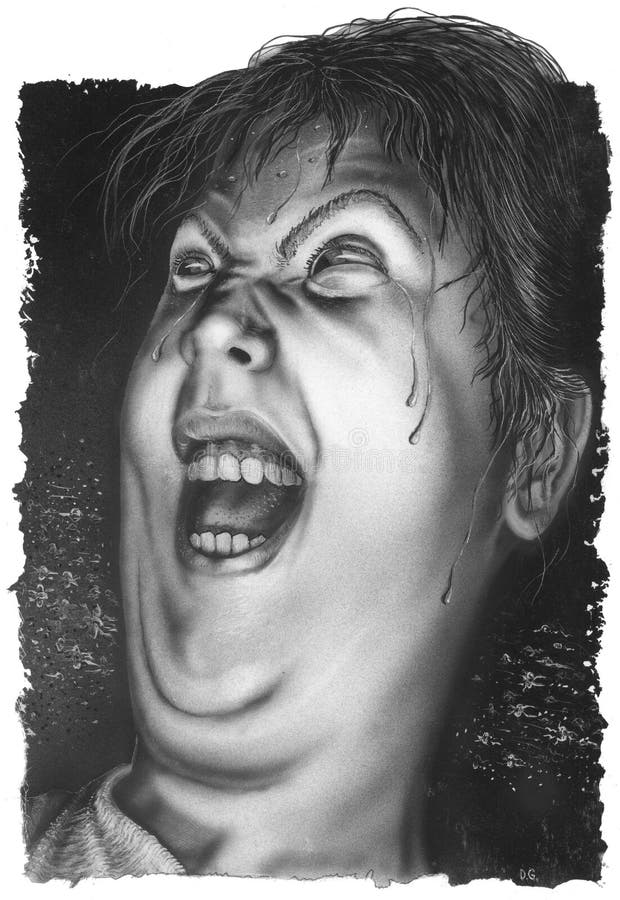 Girl in fear stock image. Image of terrified, teeth, female - 16651431