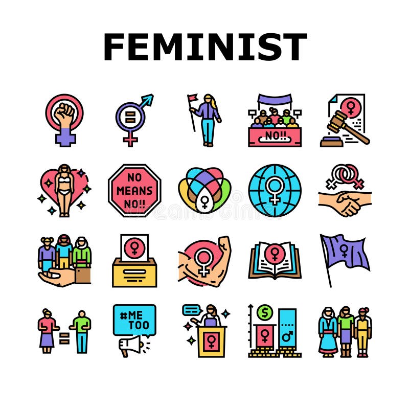 Strong Women Icons Stock Illustrations 905 Strong Women Icons Stock