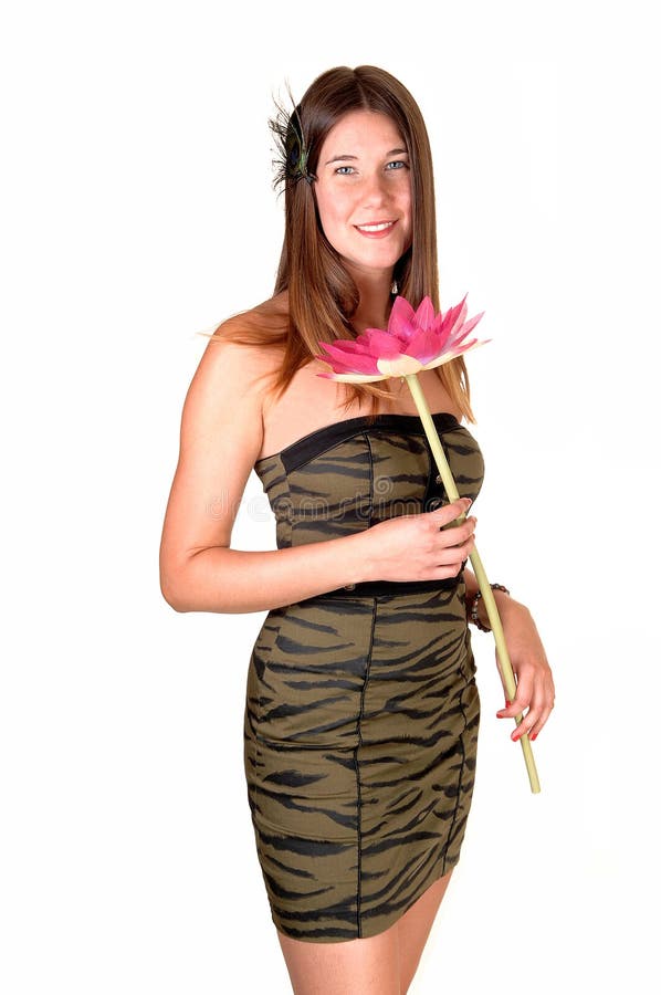 Girl Bending Forward Stock Image Image Of Bare Model 20879337