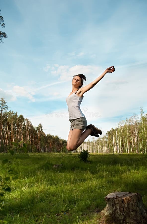 Girl - fly stock photo. Image of outdoors, child, meadow - 14616816