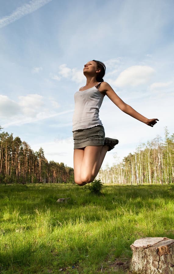 Girl - fly stock photo. Image of child, natural, flying - 14616886