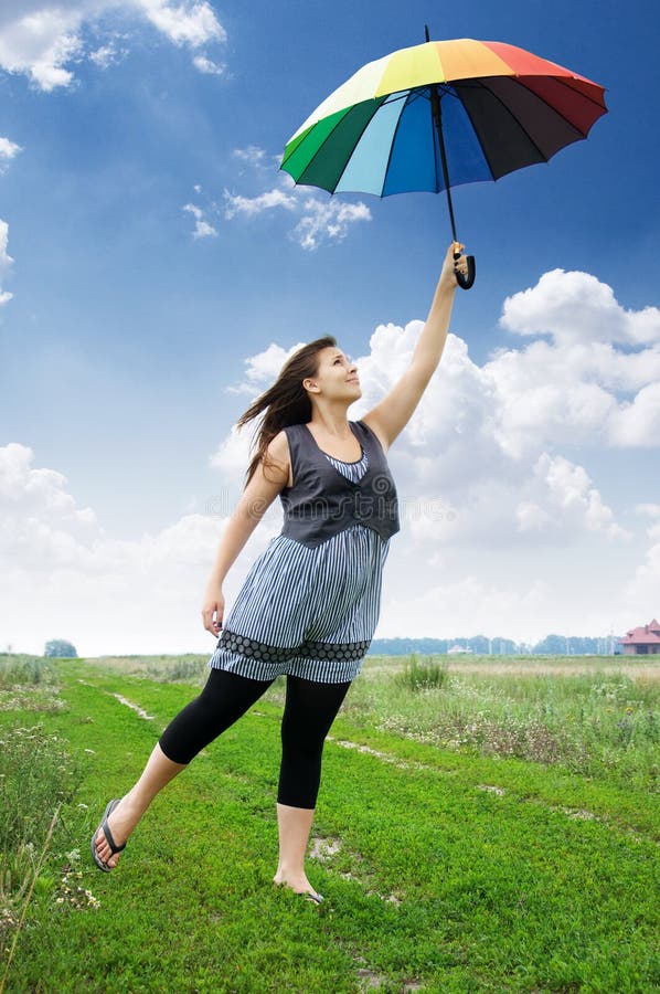 Girl Flying Away Picture. Image: 20637829