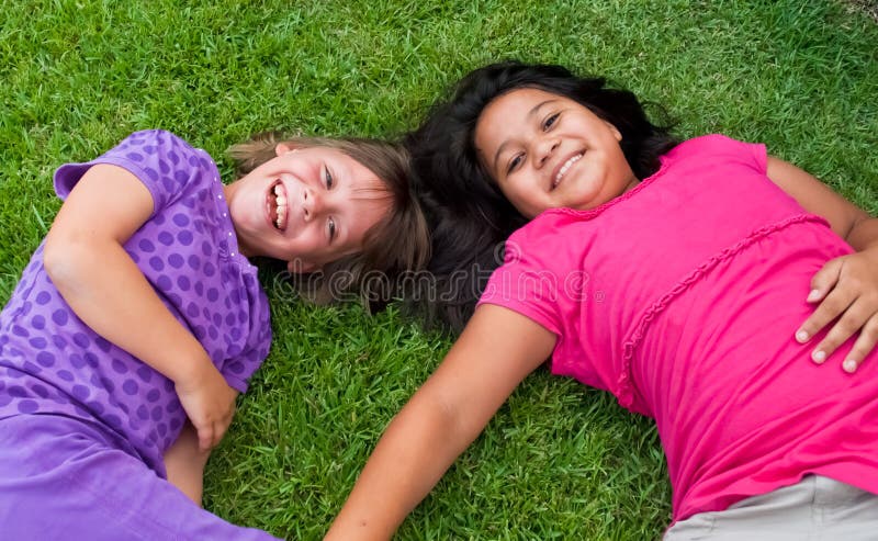 Girl Fun stock photo. Image of friendship, green, hawaii - 16508568