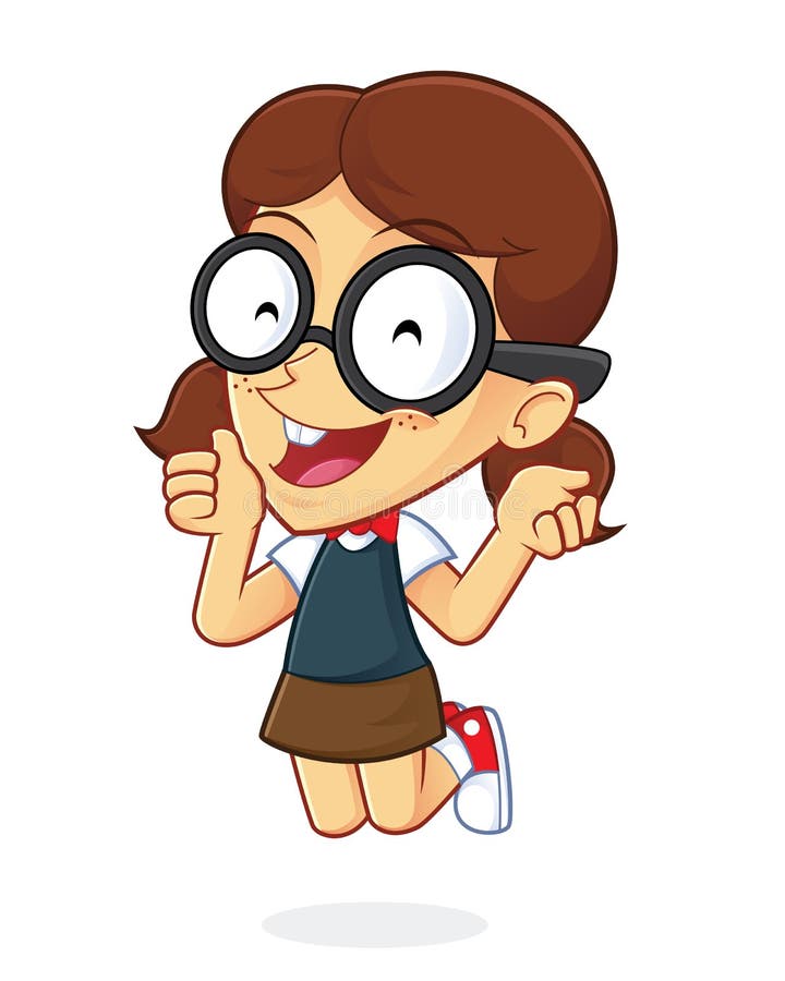Geek Girl Clipart