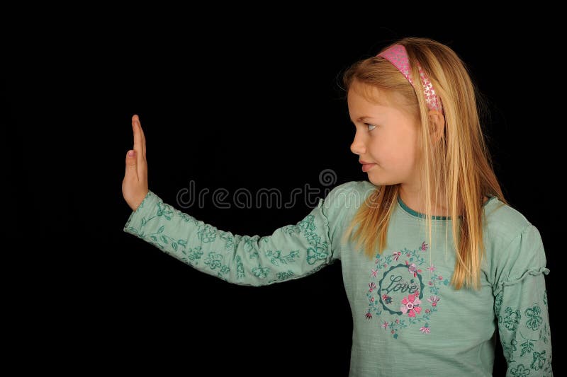 Cute, Exasperated Little Girl Stock Image - Image of incredible ...