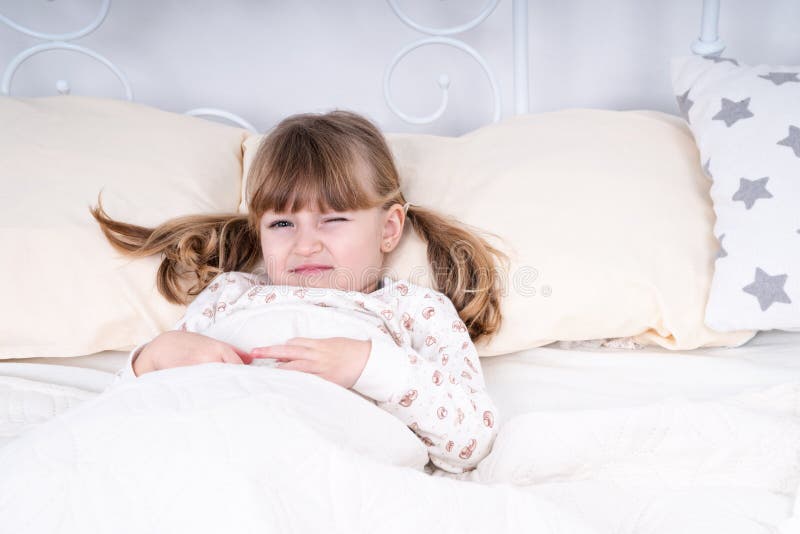 Girl is Getting Ready To Sleep Stock Image - Image of girl, beauty ...