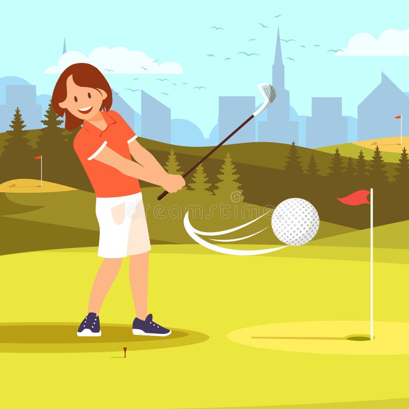 Golf Driving Range Stock Illustrations – 110 Golf Driving Range Stock ...