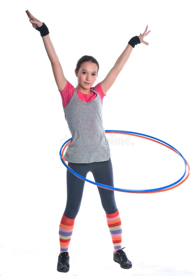 A Girl with Gymnastics Rings Stock Photo - Image of athlete, girl: 6950276