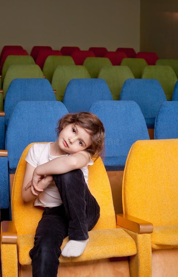 Girl in the hall stock image. Image of lifestyles, laughing - 24198781