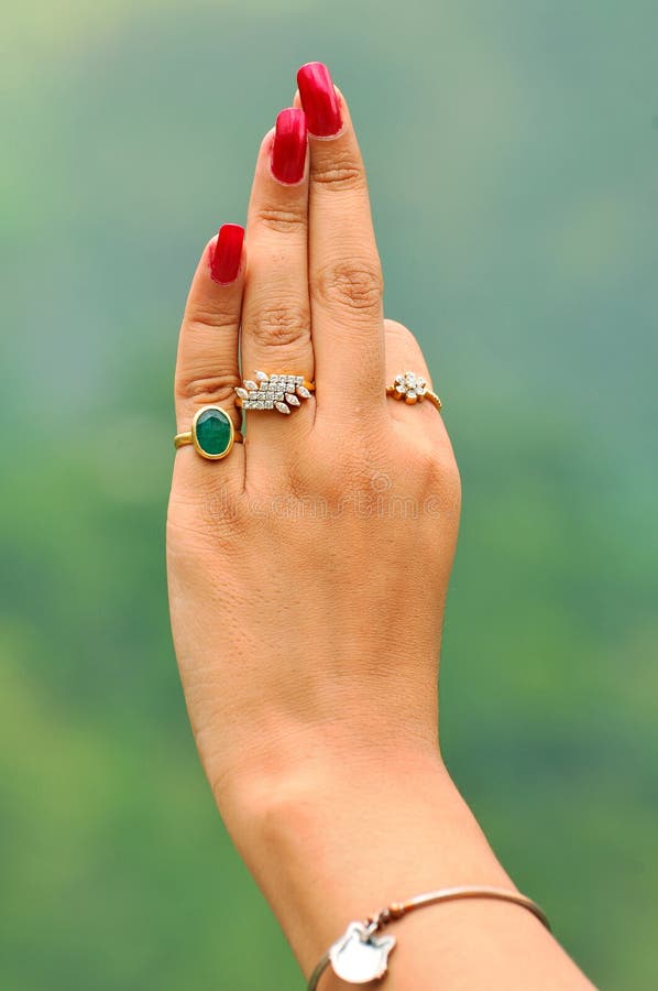 Girl hand stock image. Image of hand, enamel, hands, elegant - 8717797