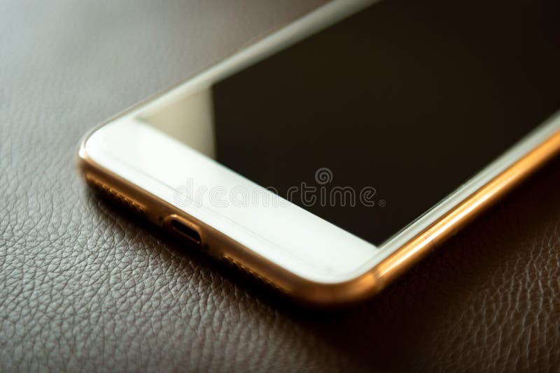 Girl Hand Wipes a Cloth Phone Screen Stock Image - Image of smartphone ...