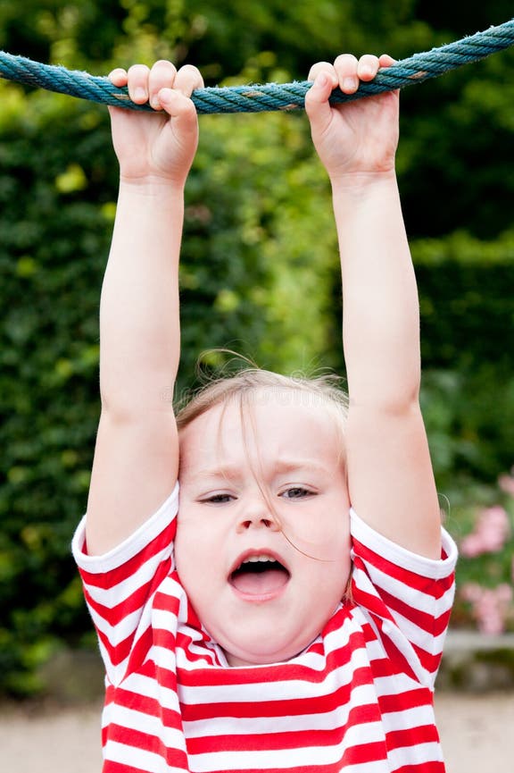 1,212 Little Girl Hanging Rope Stock Photos - Free & Royalty-Free Stock ...