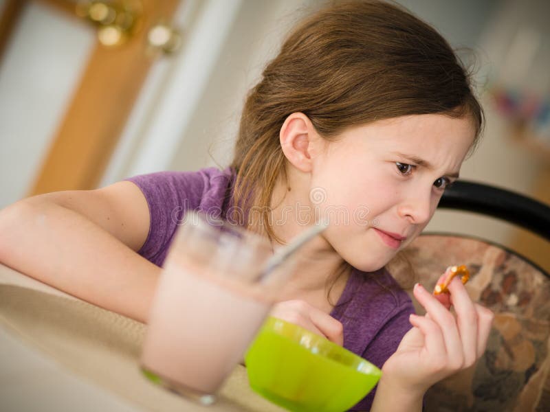 Girl having a snack stock photo. Image of girl, snack - 30187808