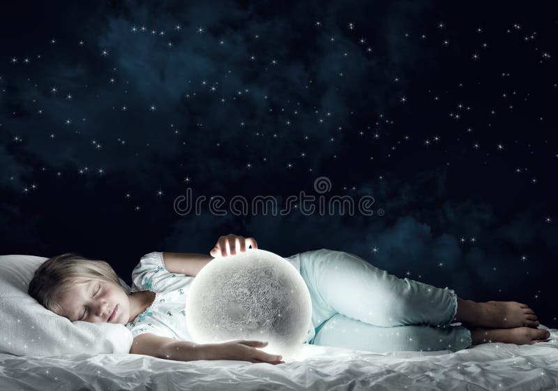 605 Cute Girl Sitting Moon Stock Photos - Free & Royalty-Free Stock ...