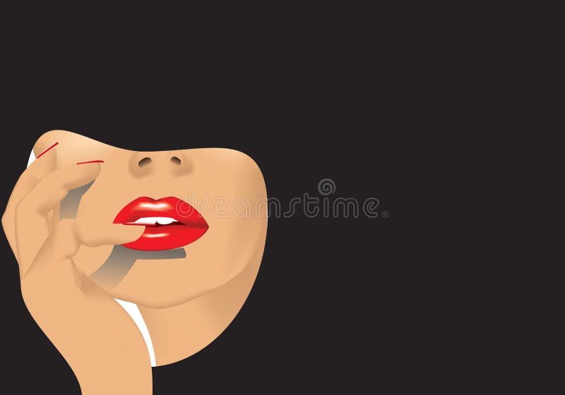 Hidden Face Eye Girl Stock Illustrations – 117 Hidden Face Eye Girl ...