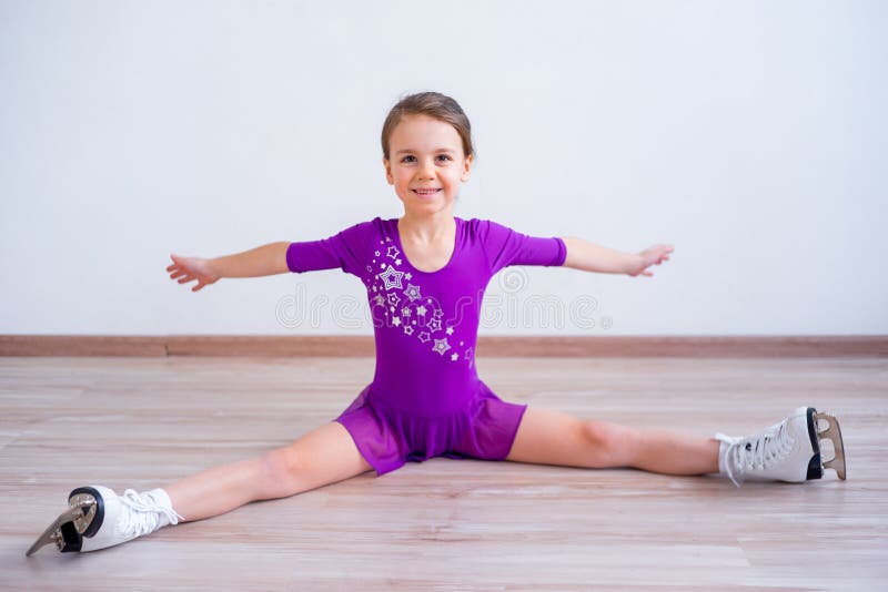 Girl on ice skates stock photo. Image of iceskating - 107450276