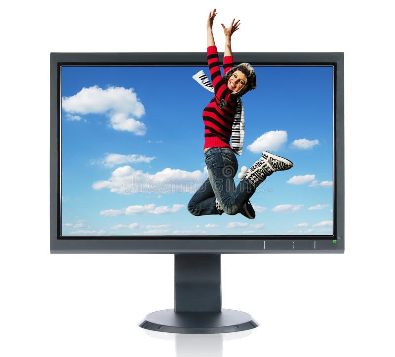 Monitor stock photo. Image of computer, colors, electronics - 20498410