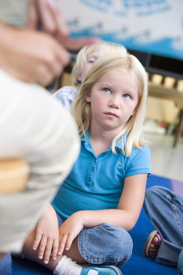 Girl in kindergarten class stock photo. Image of learning - 6081754