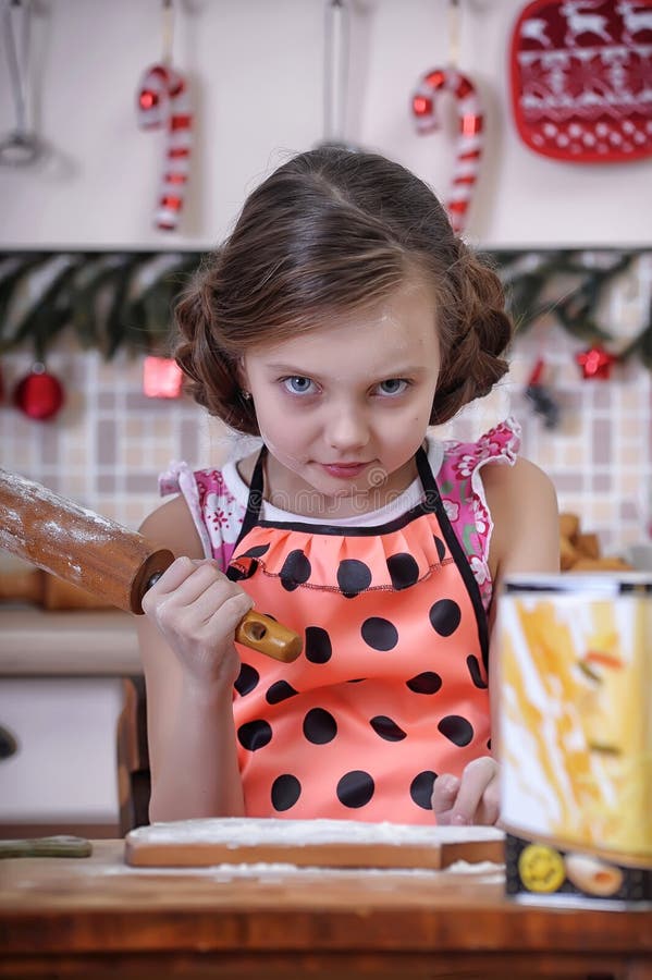 Girl in the kitchen stock photo. Image of celebration - 29118444