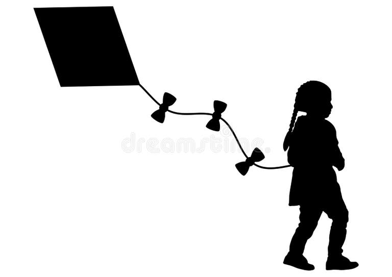 Kite Vector Silhouette Stock Illustrations – 2,905 Kite Vector ...
