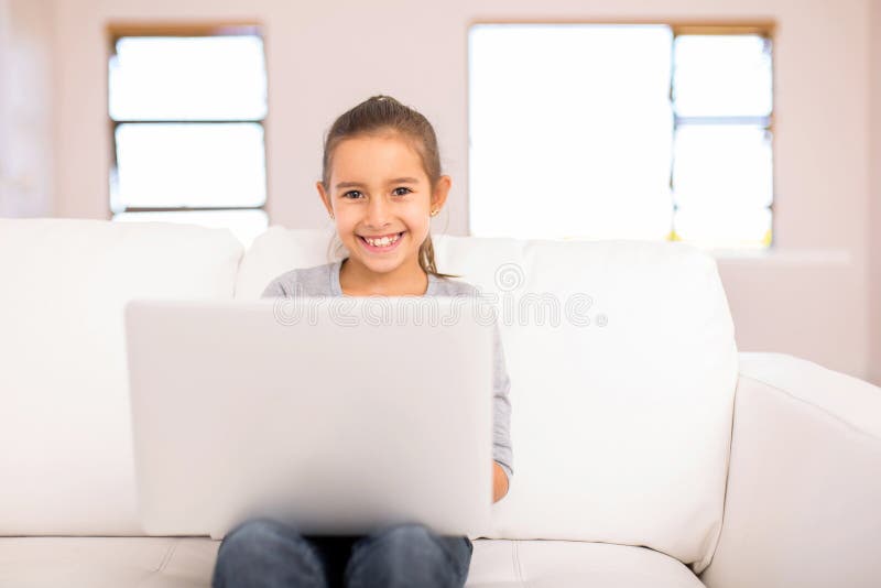 Girl laptop computer stock image. Image of computer, jeans - 64107073
