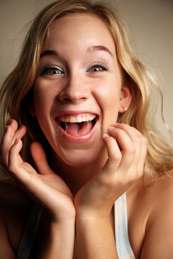 Girl laughing out loud stock image. Image of laughing - 3194677